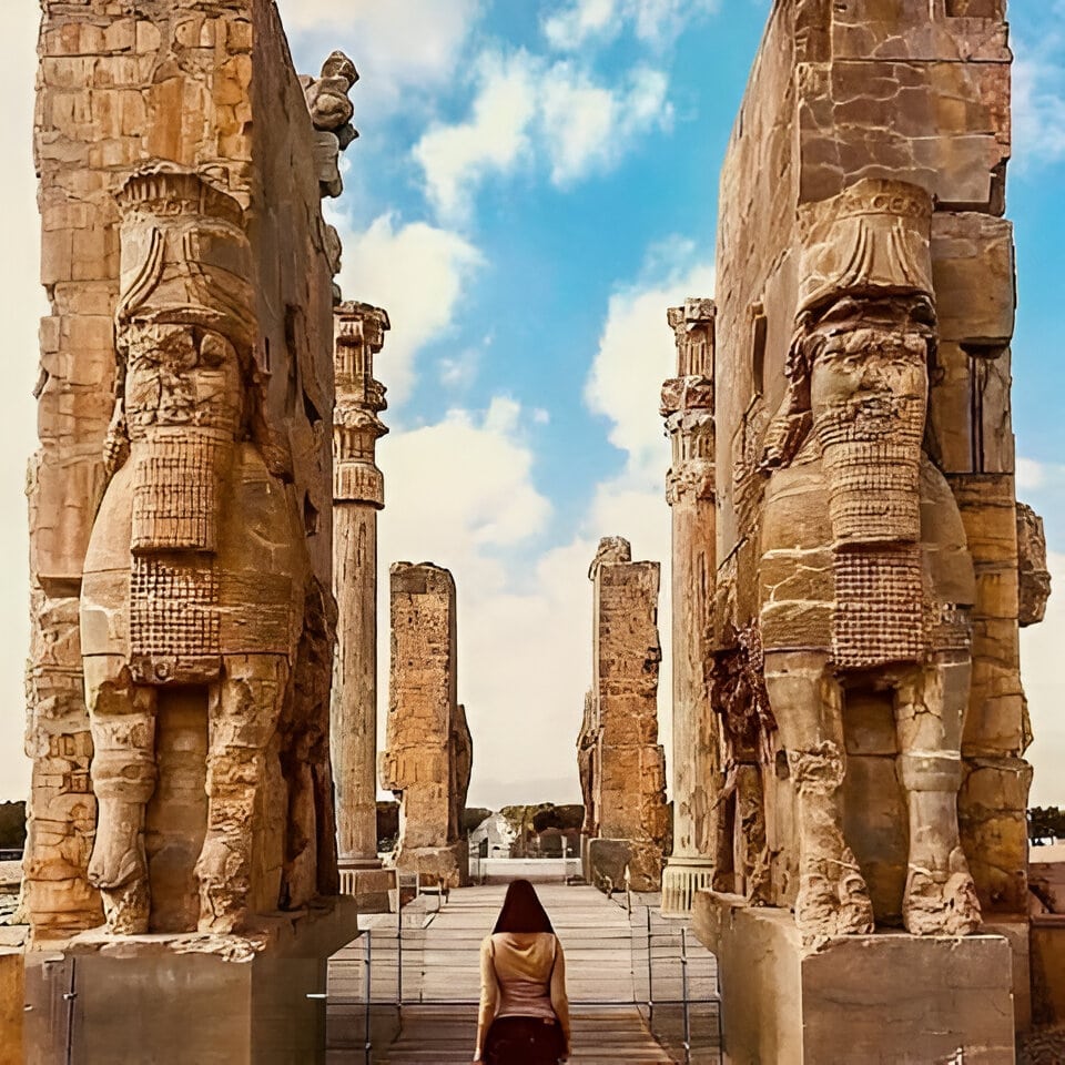 Lamassu Statue Persepolis ,Iran:Symbol of Ancient History - German Tour ...